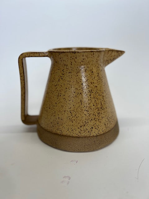 Sawkill Milk Pitcher - Mustard Speckle – Public Stoneware